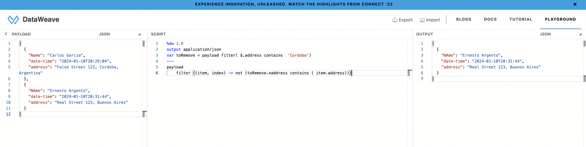 Mulesoft Dataweave Remove Objects From Array Based On Remove Array Sinergia Positiva